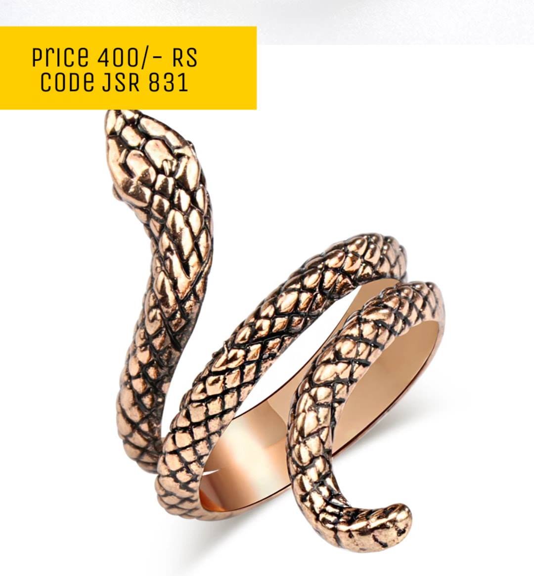 Heavy Metals Punk Rock Golden Ring - J.S Jewellery Store PK