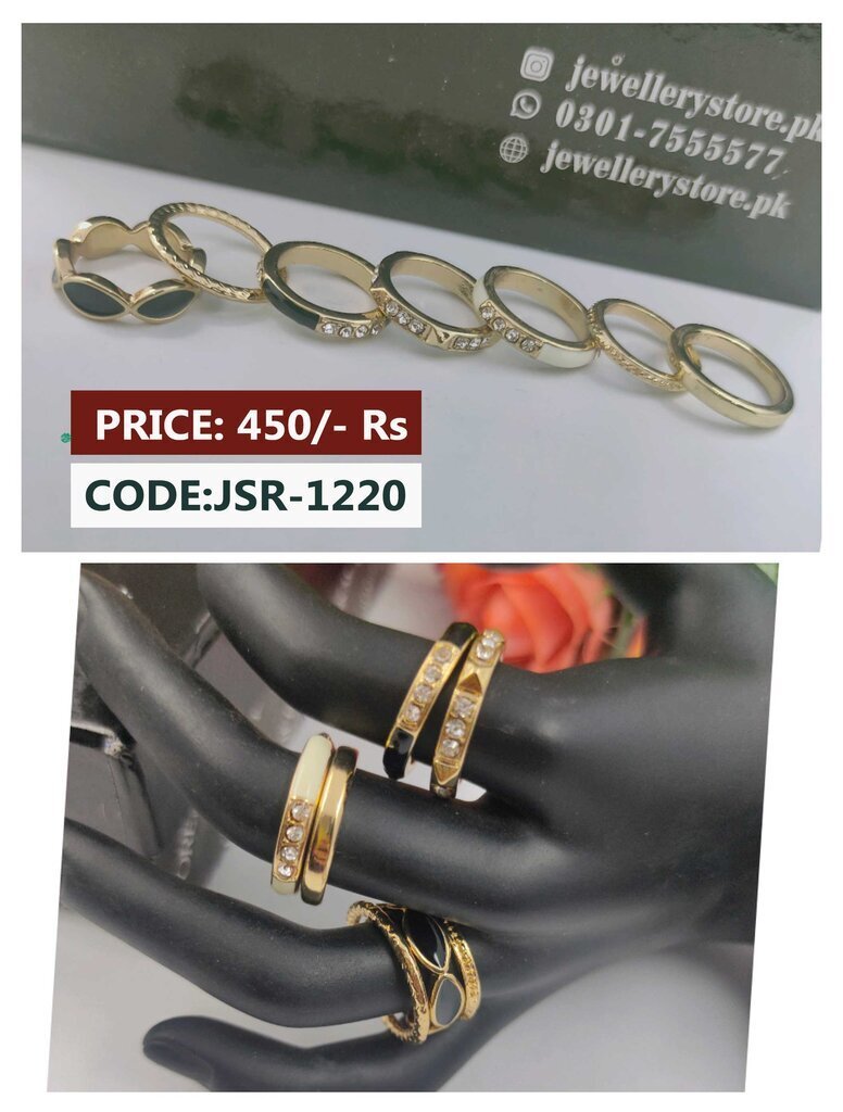 Branded Challa Rings Set of 7 - J.S Jewellery Store PK