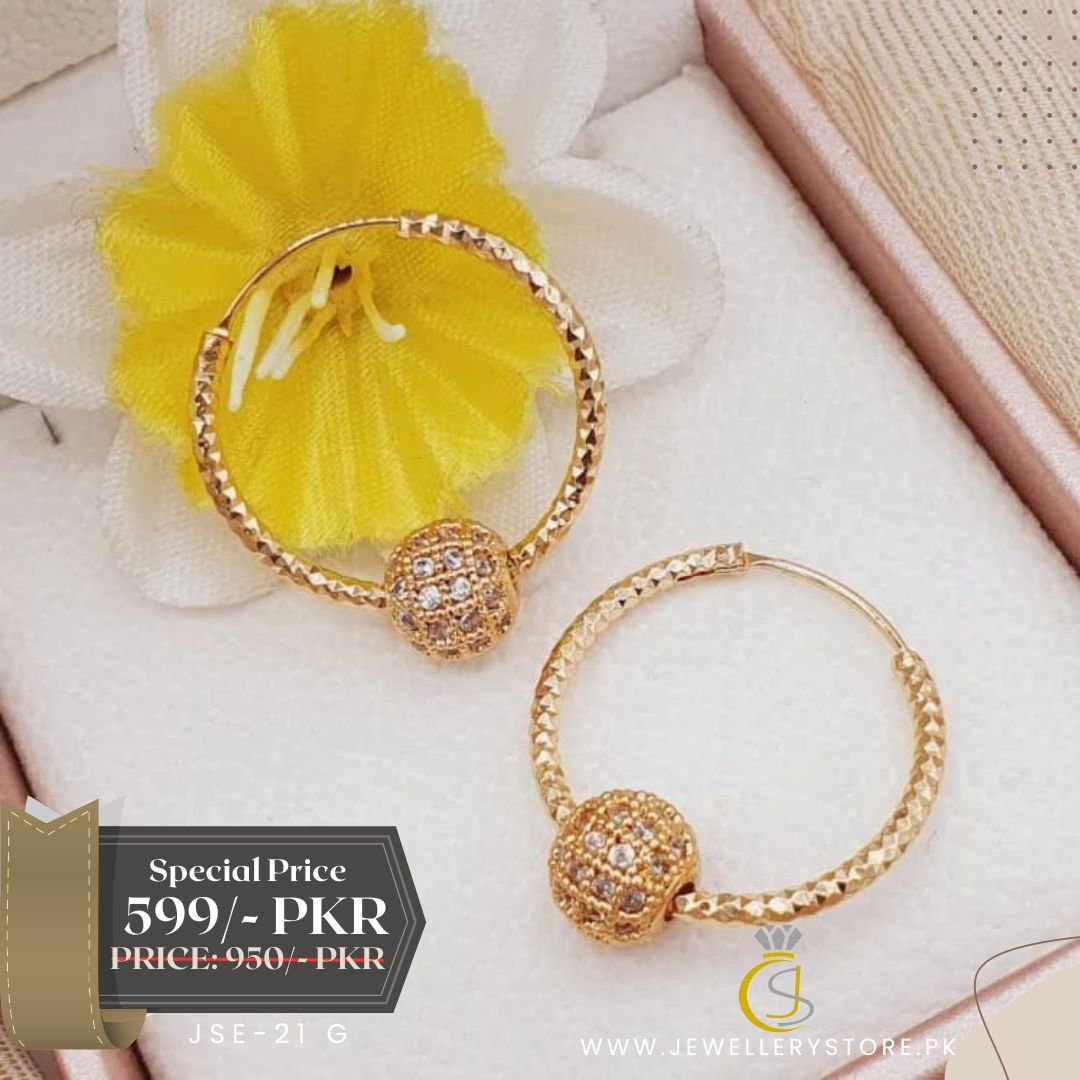 Bali Hoop Earring - J.S Jewellery Store PK