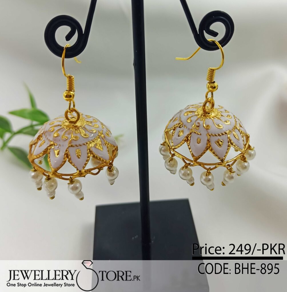 Meenakari Small Jhumki - J.S Jewellery Store PK