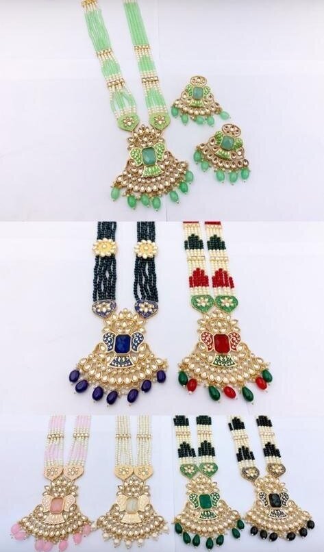 Rajhistani Mala Sets With Chand Bali Design Pendant - J.S Jewellery ...