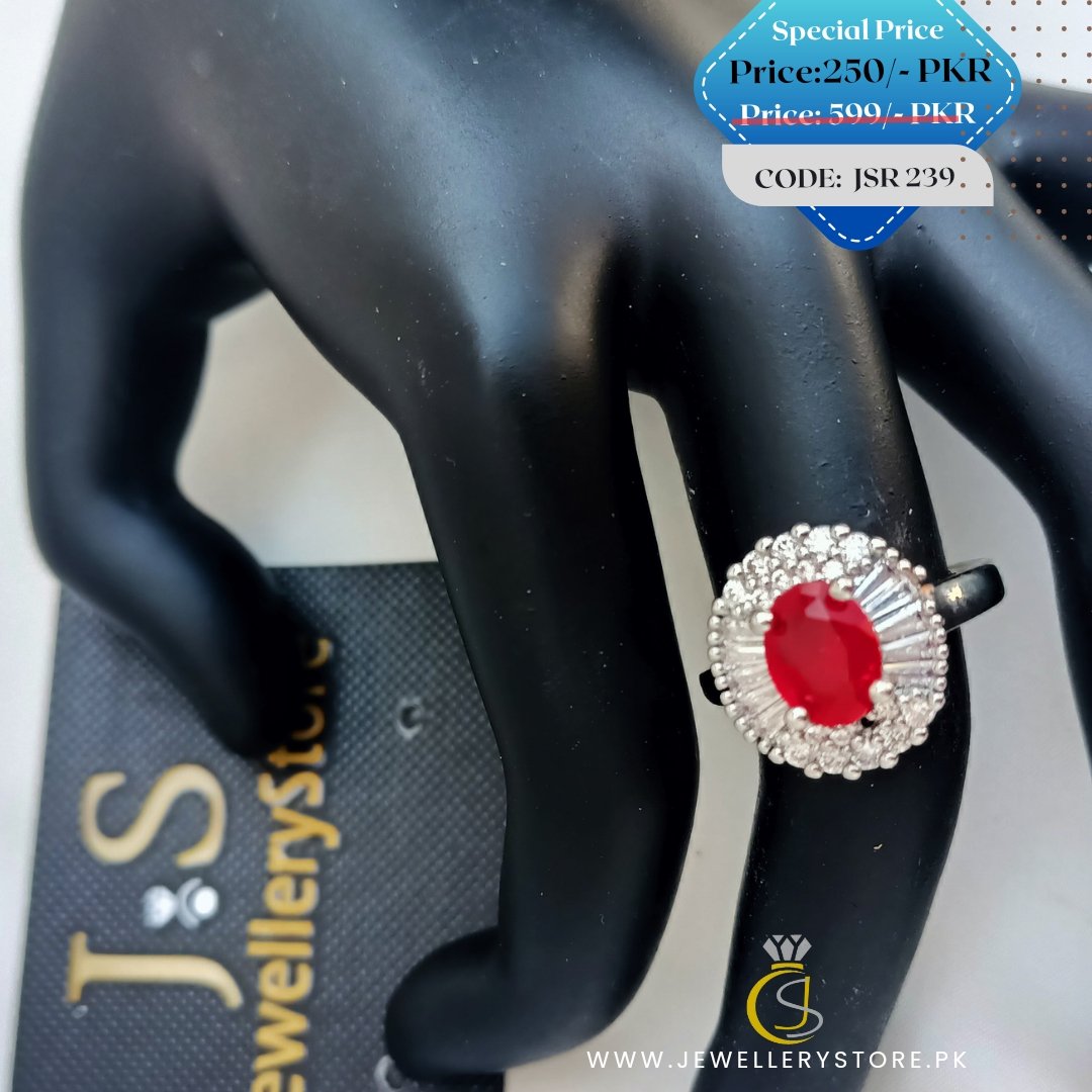 Unique Ruby Engagement Ring - J.S Jewellery Store PK